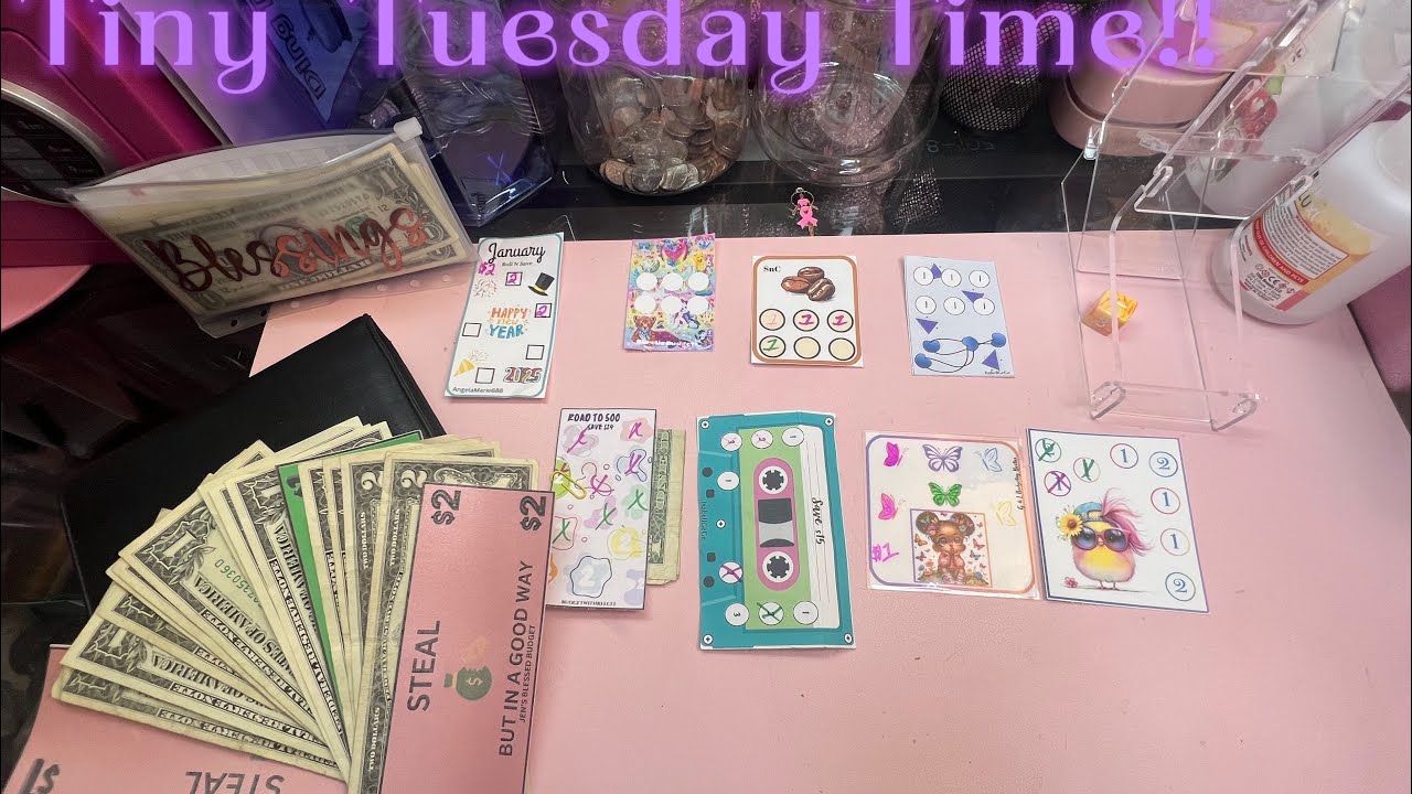 Tiny Tuesday!! Cash Stuffing $15. - YouTube