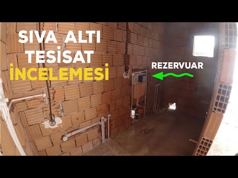 SIVA ALTI SU VE ELEKTRİK TESİSAT İNCELEMESİ YAPIYORUZ..