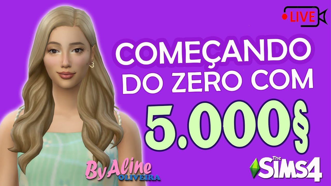 Começando do ZERO no The Sims 4 – Live às 14h 🔥💜 - YouTube