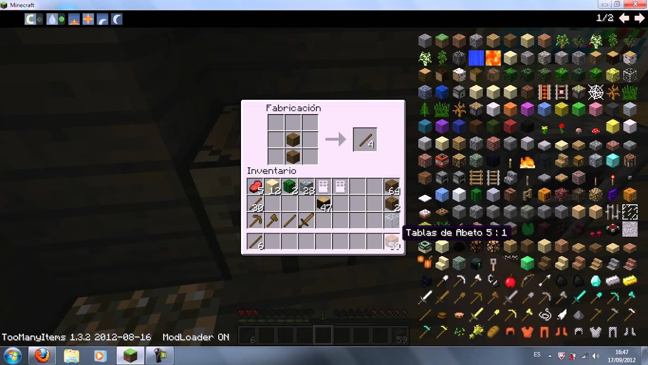 Como Fabricar Una Azada En Minecraft - YouTube