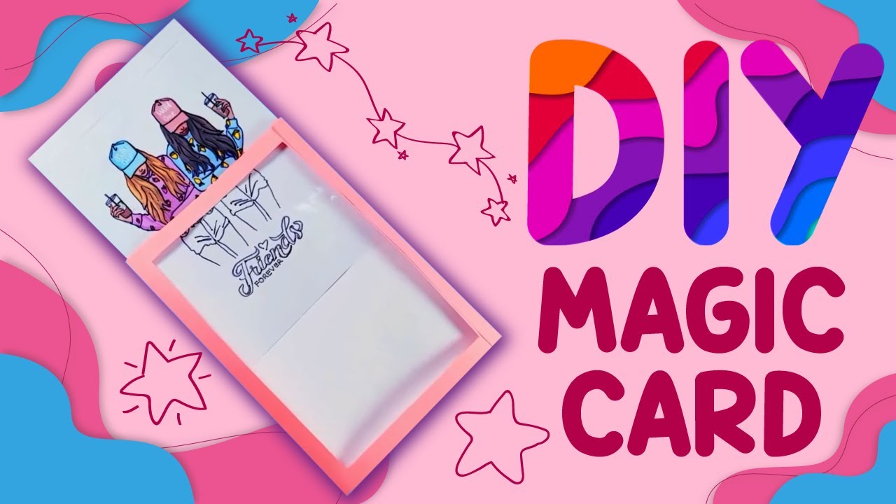 DIY MAGIC CARD - COLOR CHANGER GIFT CARD FOR YOUR BEST FRIEND - YouTube