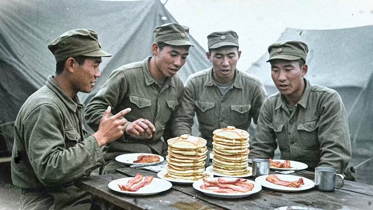 Japanese POWs Shocked By Pancakes With Maple Syrup And Bacon (’43 ...