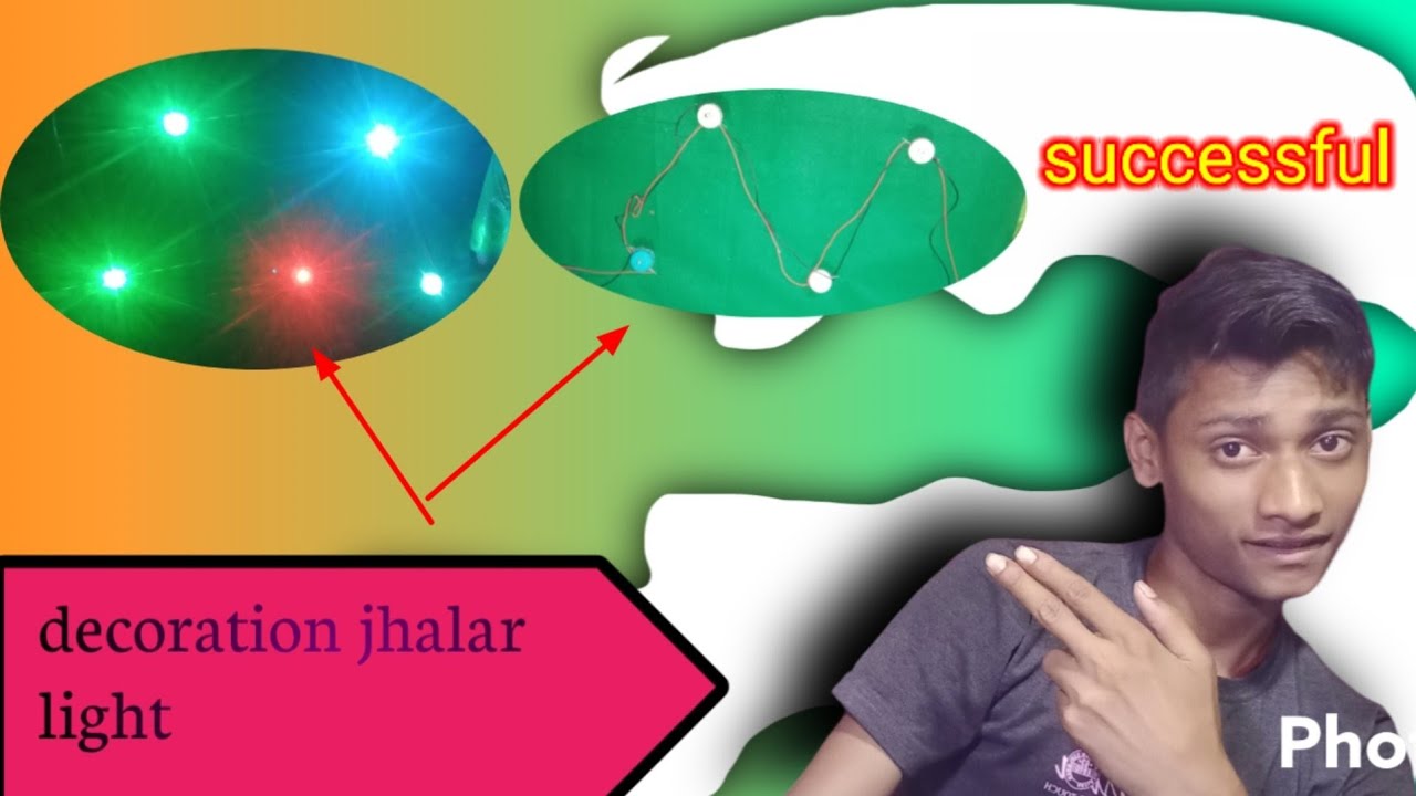 decoration jhalar light banaen ! how to make decoration jhalar light ...