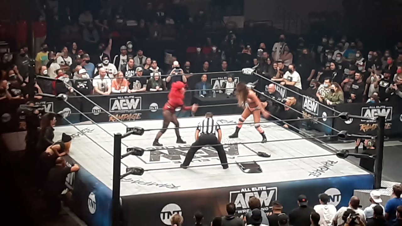 AEW Rampage Taping 10/27/21 - Abadon Slams Britt Baker Into Thumbtacks ...