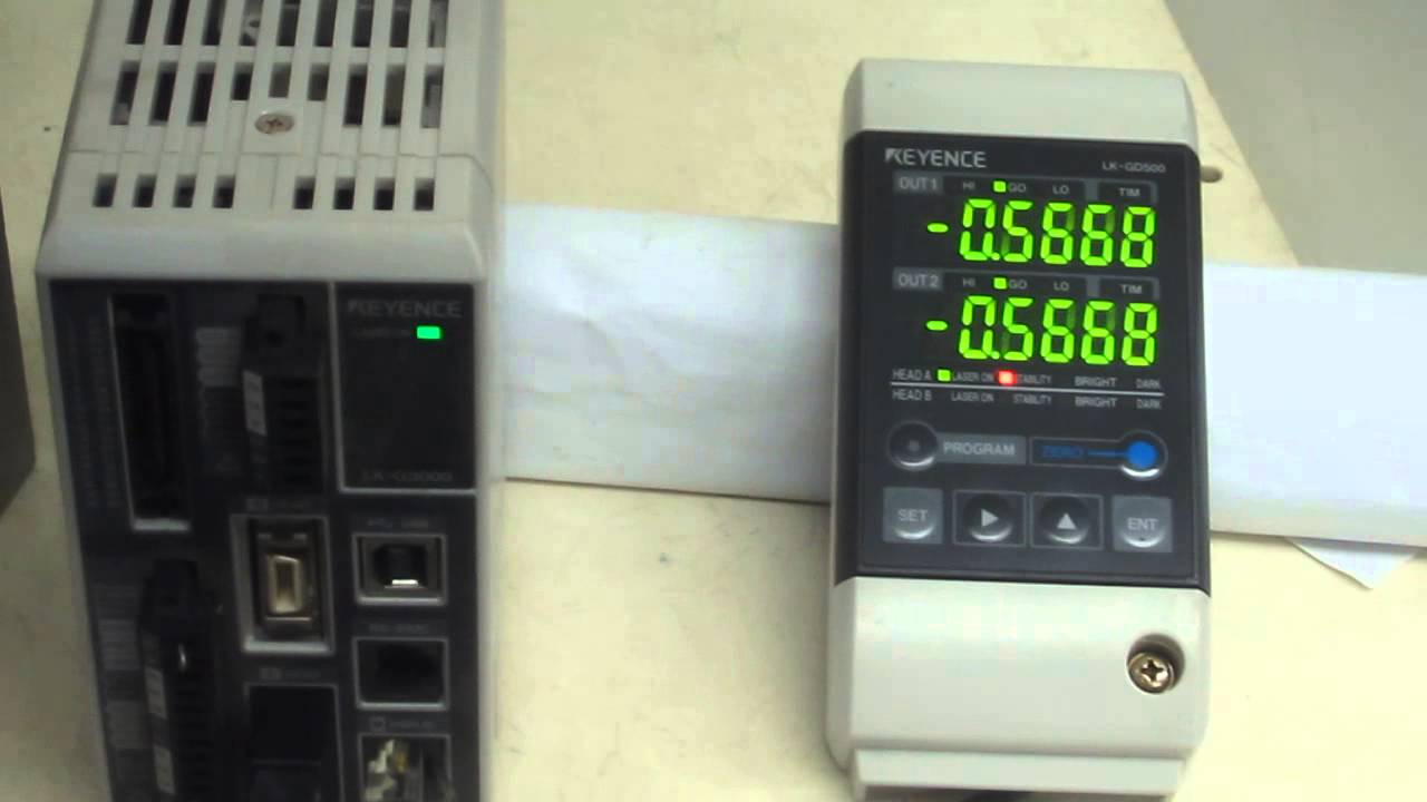 KEYENCE LK-GD500 The display panel for laser displacement sensor ...