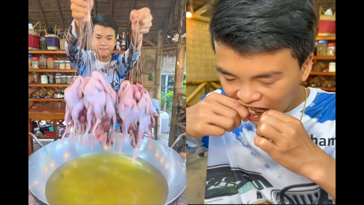 Sparrow Fried Recipe. Unique cooking by chef Ny_ Cooking with chef Ny ...