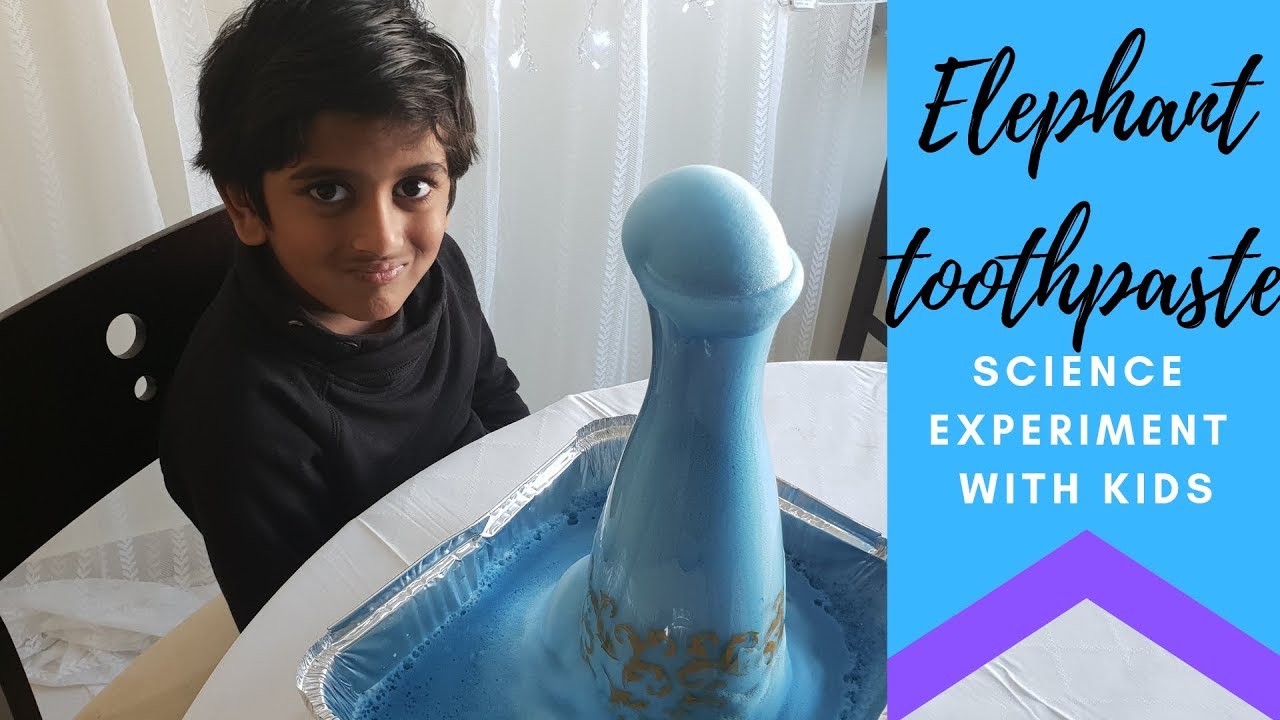 Elephant Giant Toothpaste /Science experiment - YouTube