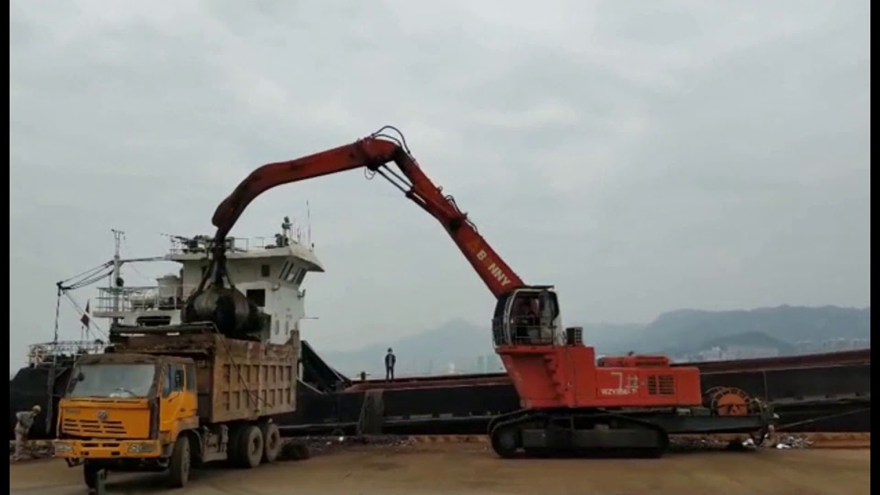 Bonny Dual Power Material Handler Video - YouTube