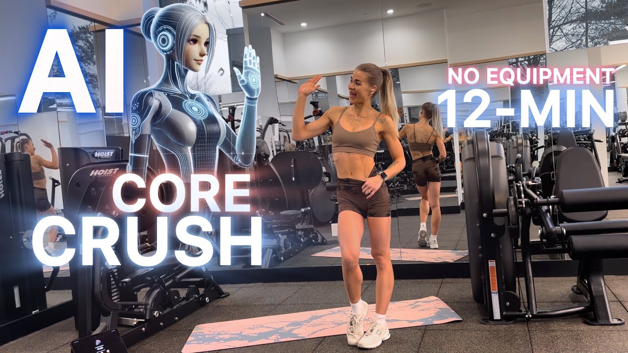 AI Core Crusher | 12-Minute Core Workout with Warm-Up & Cool-Down - YouTube