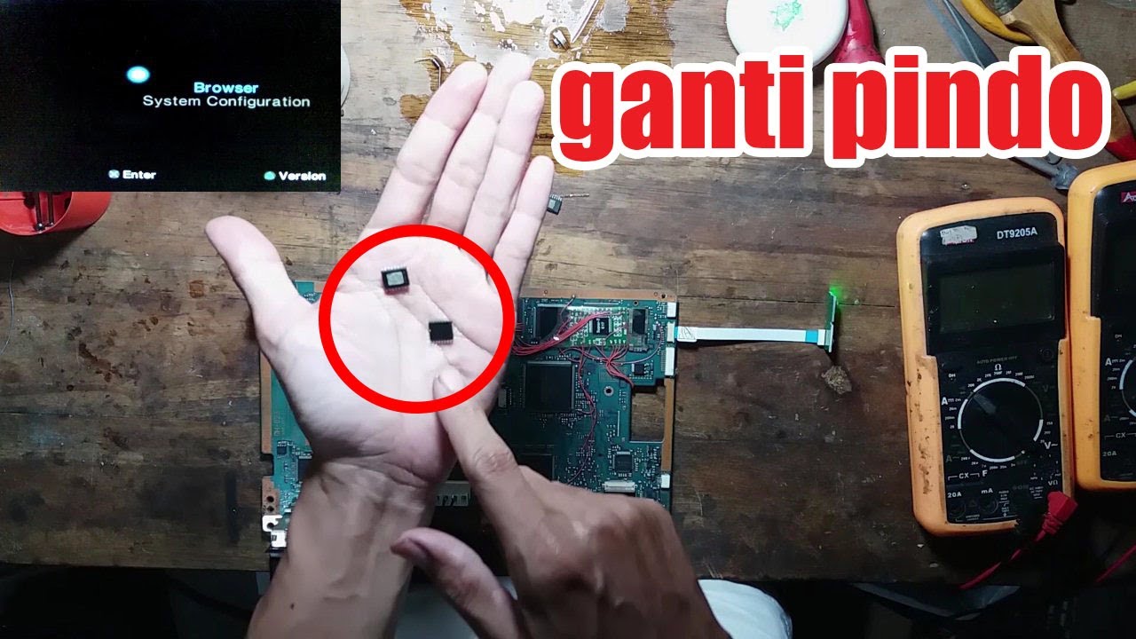 PS2 fat seri 5 blank dan skema pasang modbo 5 0 vlog 360 - YouTube