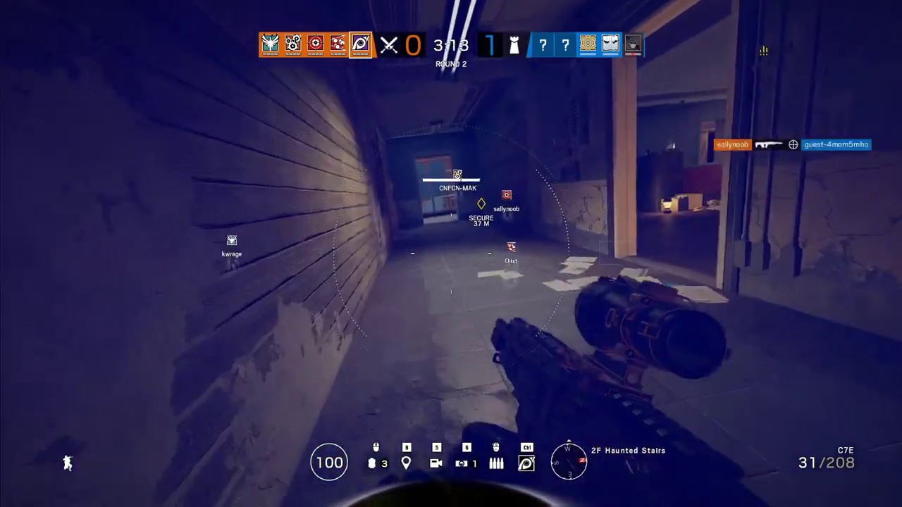 R6 Siege Gaming Ep.7: Montagne Melee Fight To Team-kill, MVP With Team ...