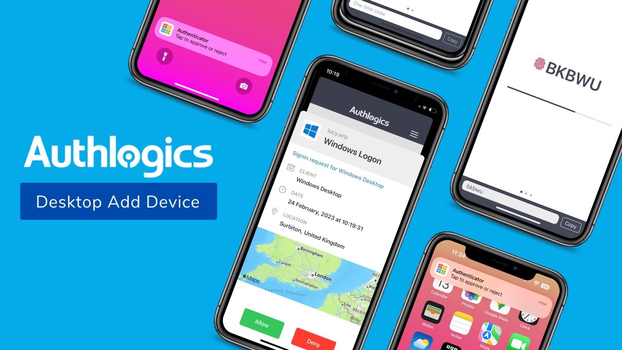 Authlogics MFA: Desktop Add Device - YouTube