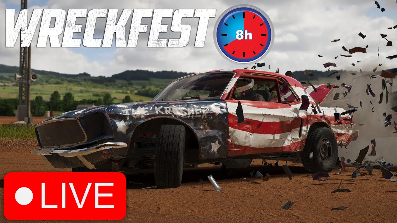 WRECKFEST | 8 HOUR LIVE MARATHON OF DEVASTATING RACING 2024 ...