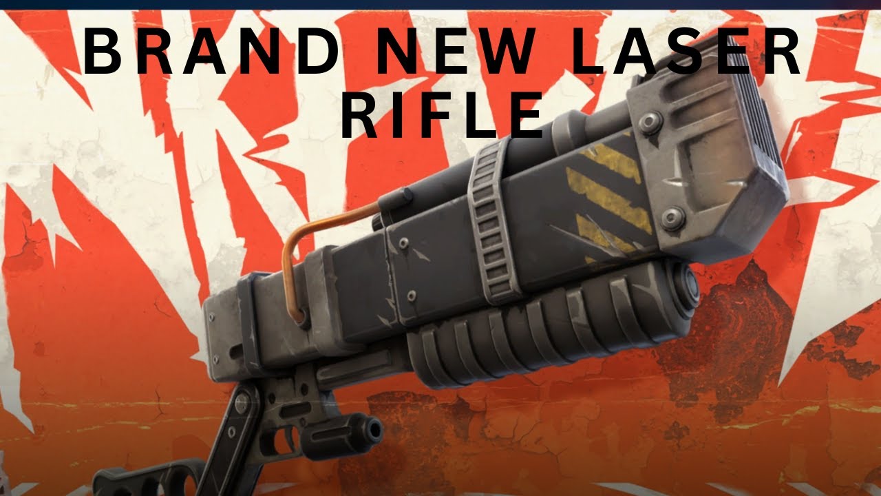 BRAND NEW FORTNITE LASER RIFLE - YouTube