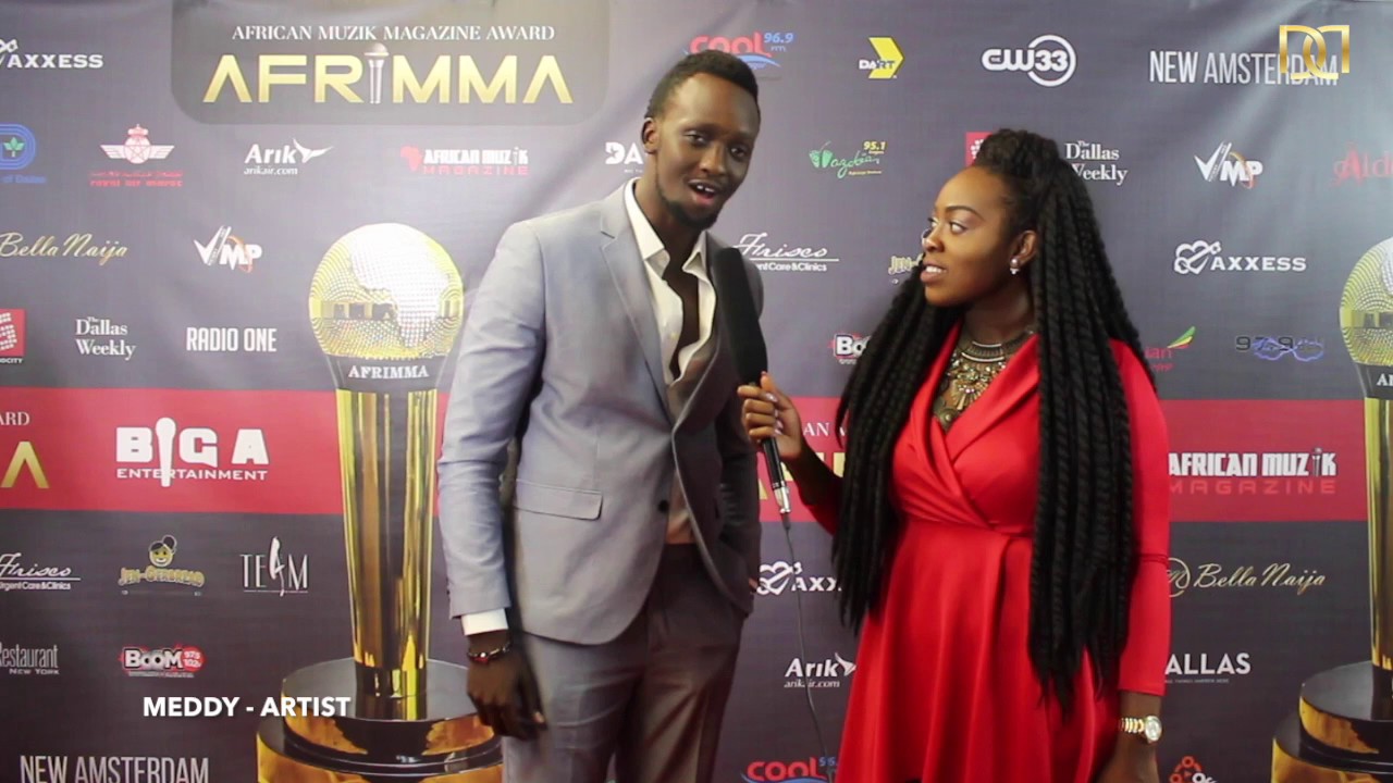 MEDDY INTERVIEW | RED CARPET | AFRIMMA AWARDS 2016 - YouTube