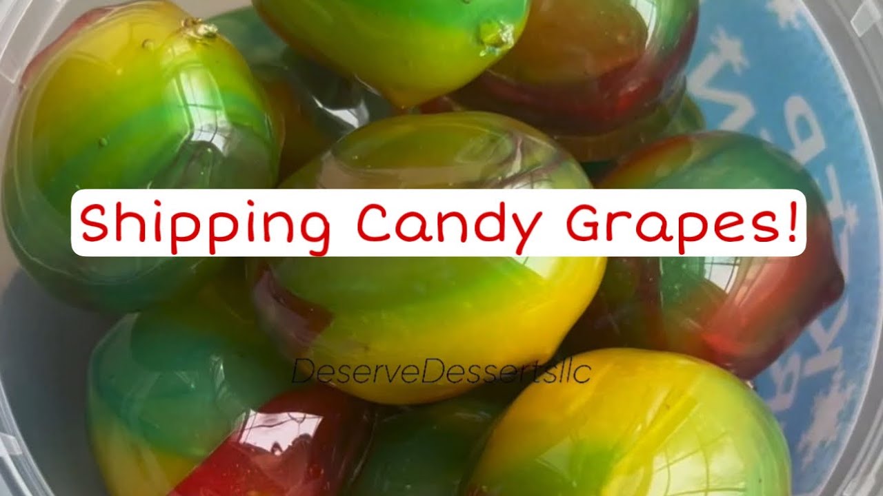 Shipping Candy Grapes! 👀 Candy Grapes 🍇 #candy #how #diy #viral #trending #youtube #tutorial ...
