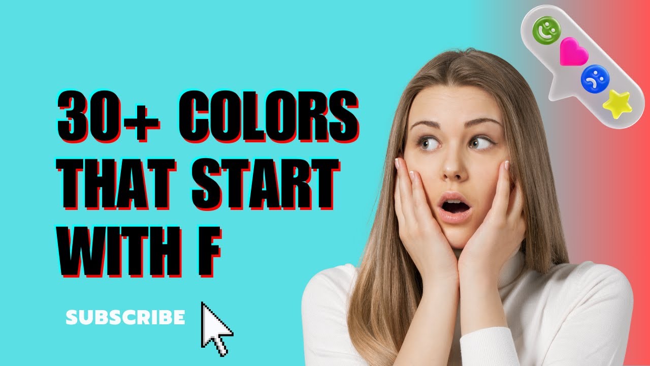 30+ Colors that Start with F Names and Color... - YouTube