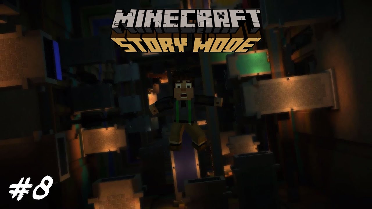 Minecraft Story Mode - WE'RE IN A MOB GRINDER! - Episode 8 - YouTube