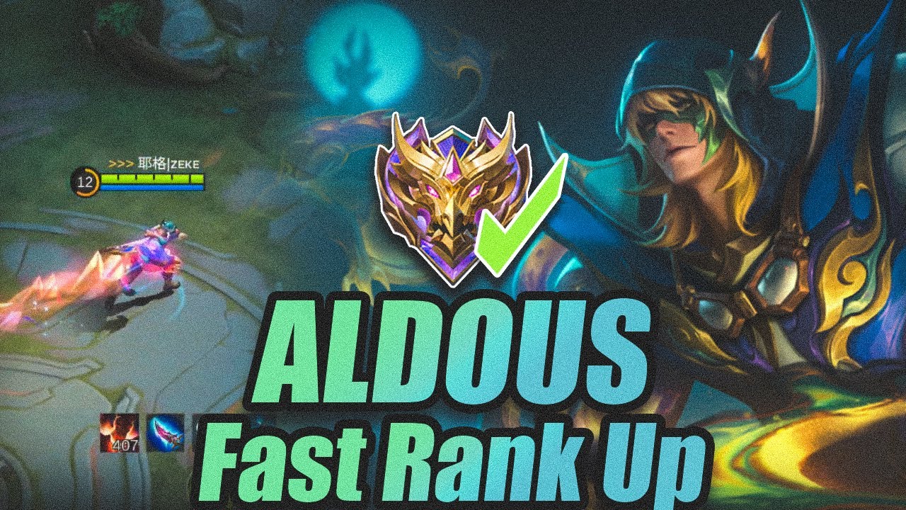 Aldous Best Tricks to Rank Up Faster : Aldous Best Builds And Emblems ...