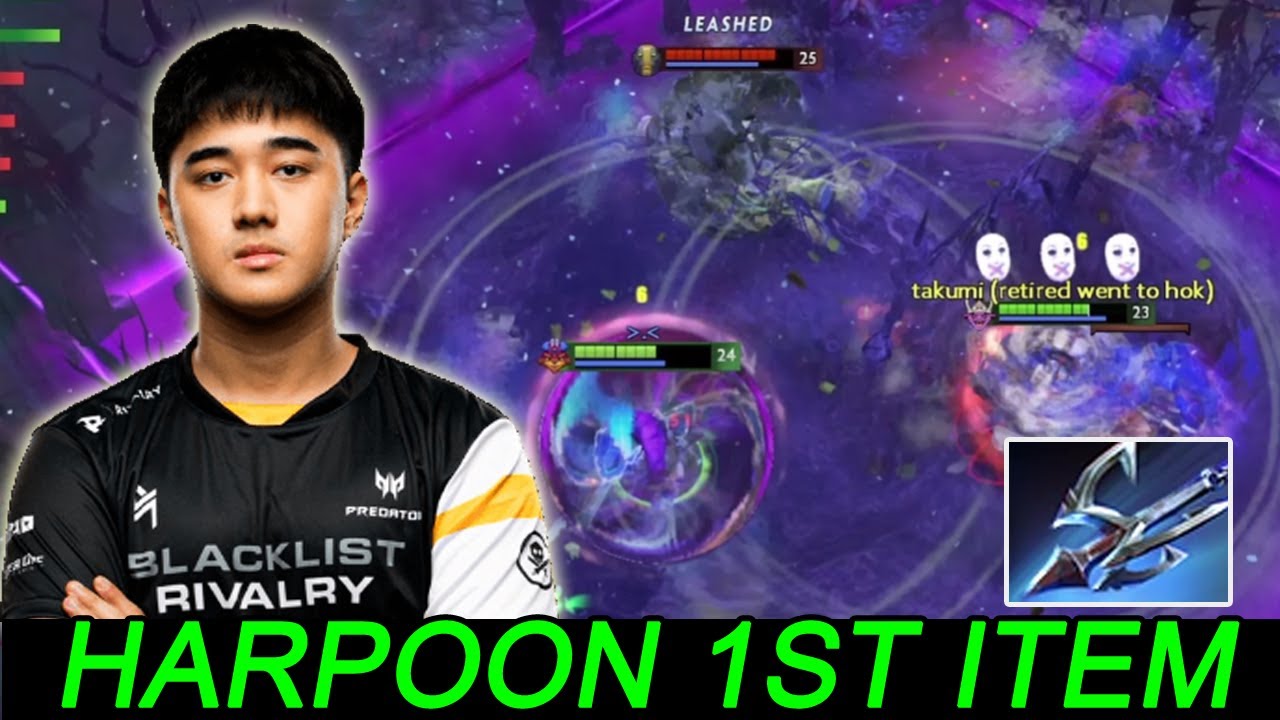 BLR.ABED MID PANGOLIER - FIRST ITEM HARPOON DOTA 2 - YouTube