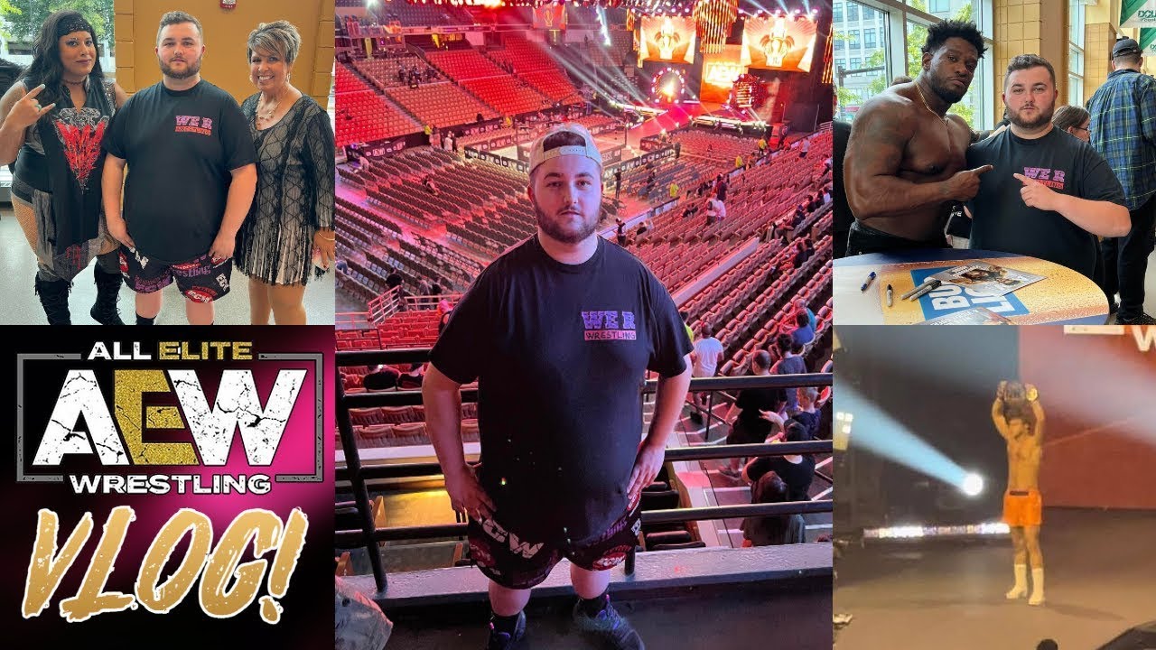 MY FIRST EVER AEW DYNAMITE SHOW VLOG! - YouTube