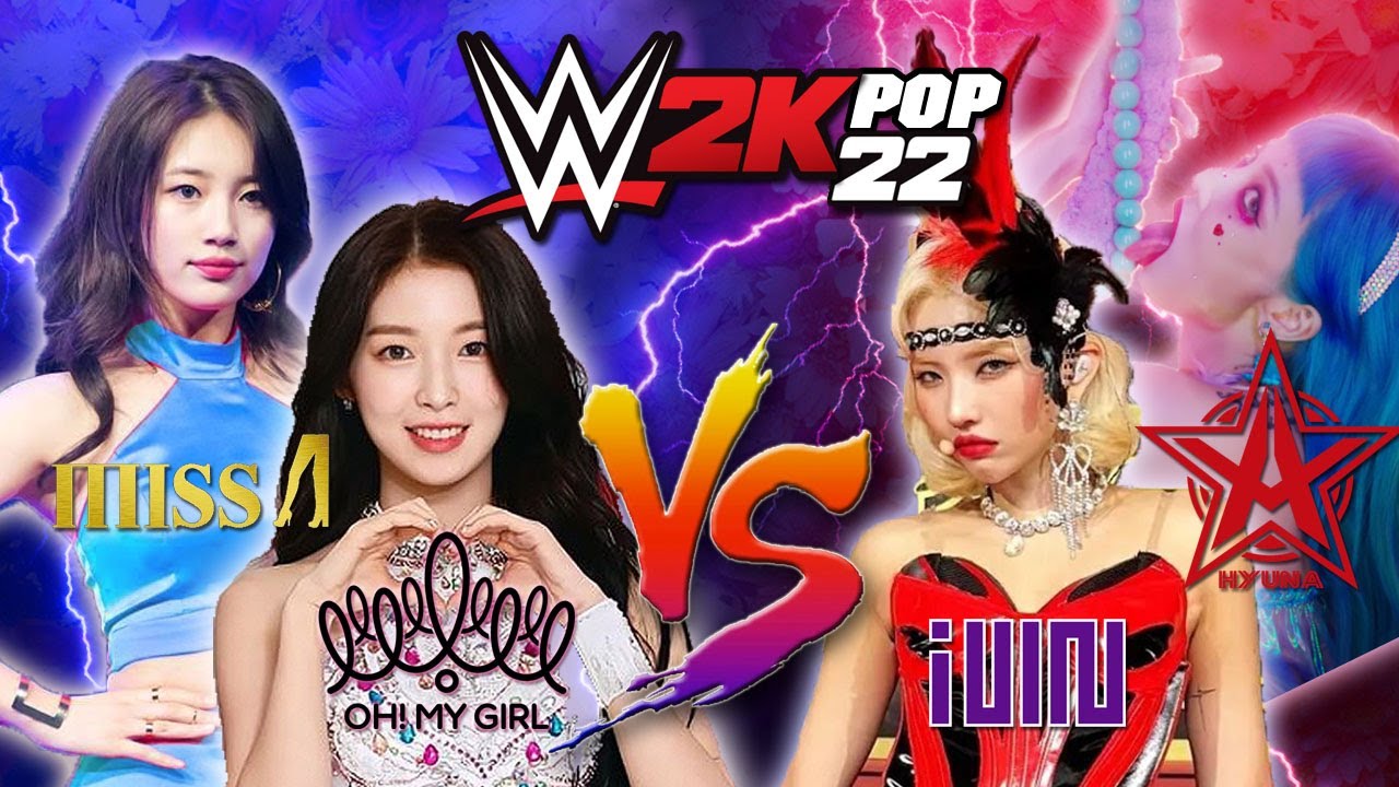 Arin & Suzy vs Soyeon & HyunA (Requested) - Tornado tag match - WWE 2K ...