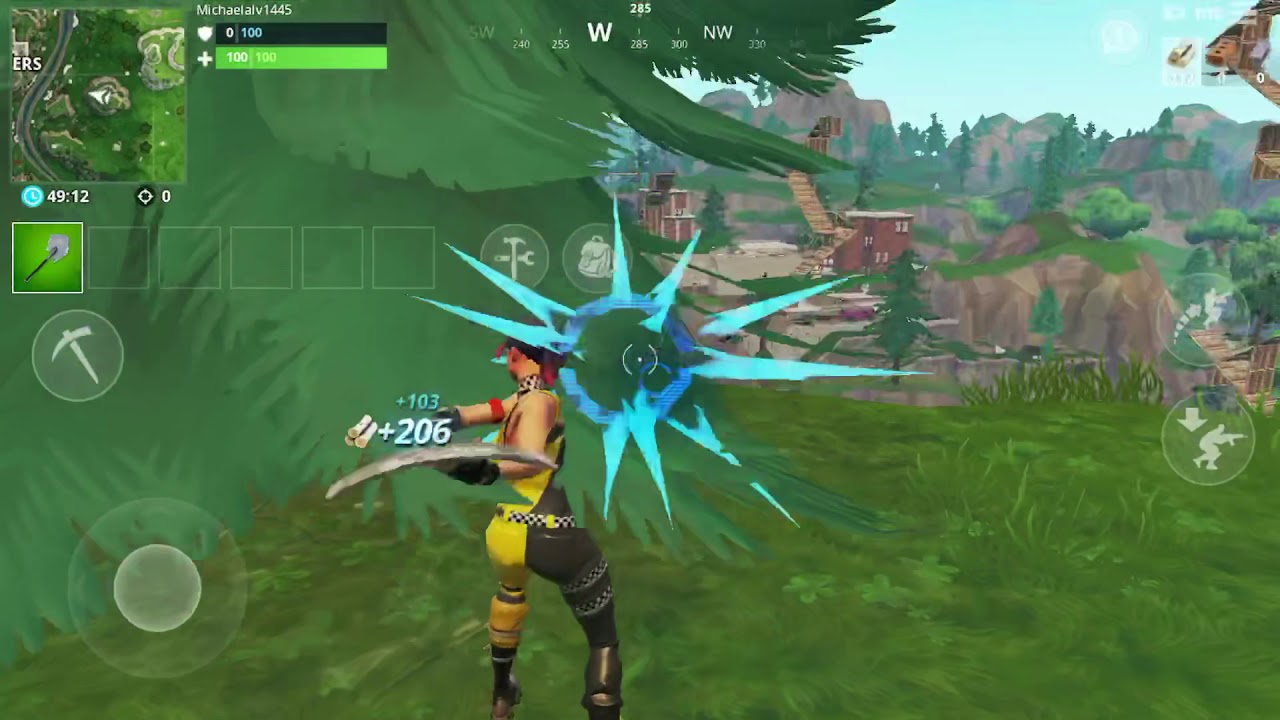 Fortnite Mobile Player Building - YouTube