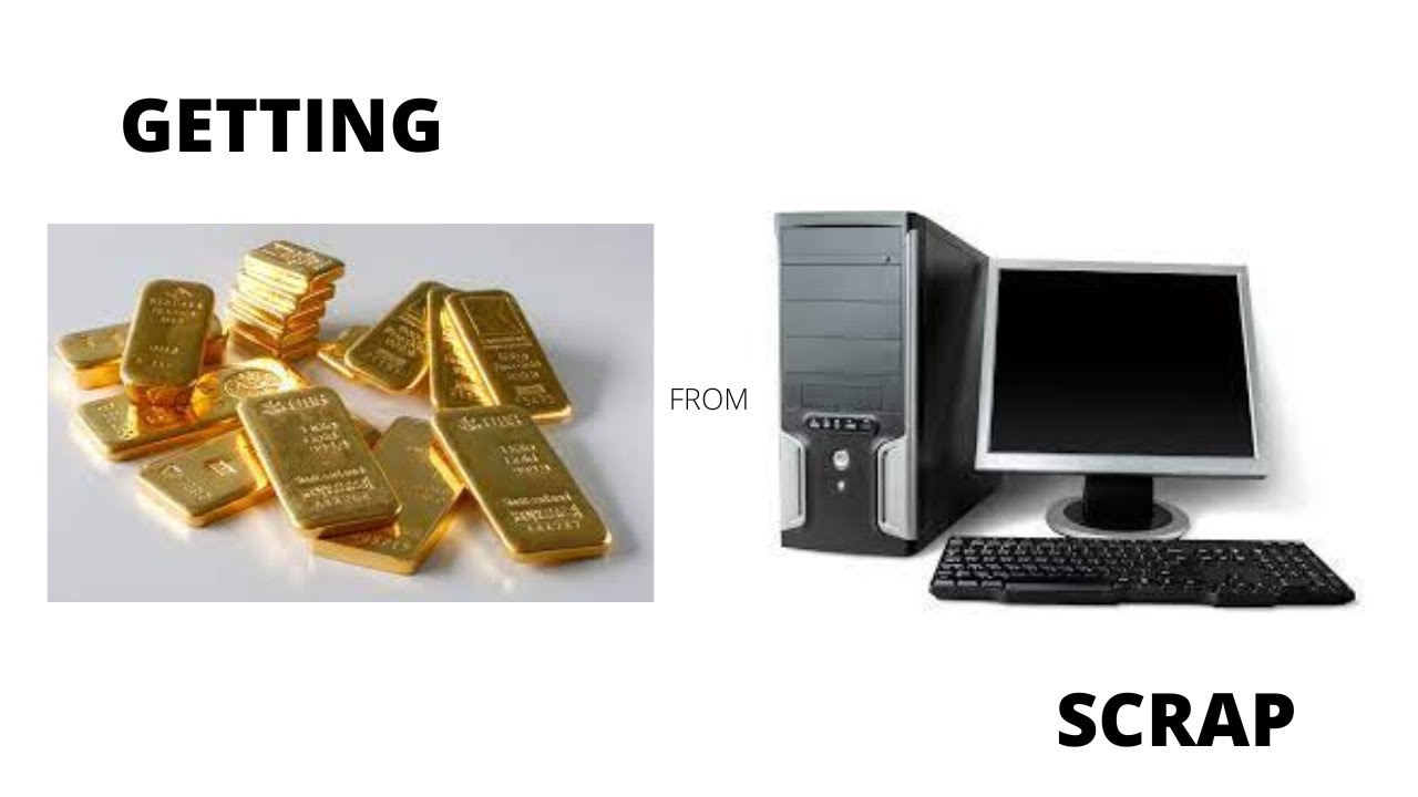 GOLD RECOVERY / Getting Gold from Computer scrap, Full process from ...