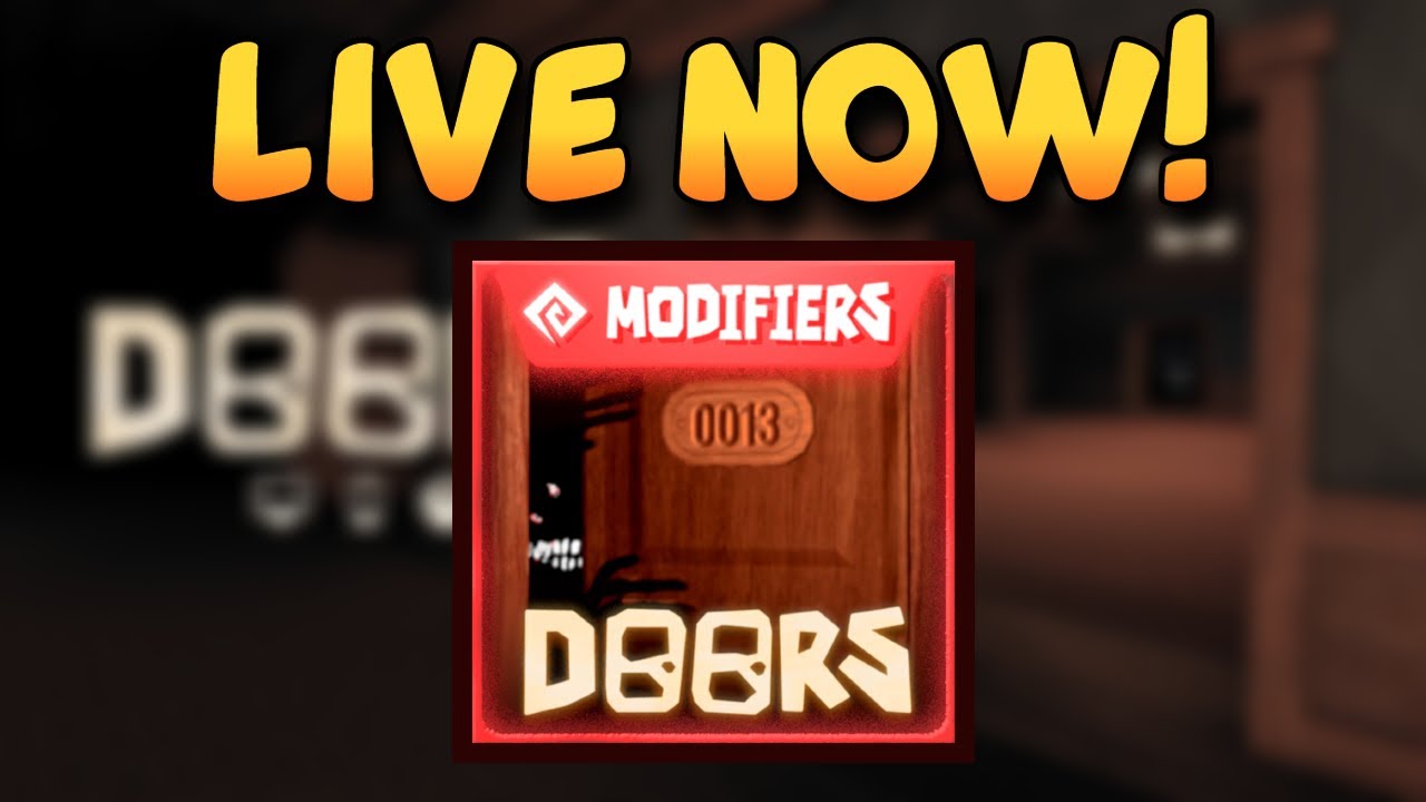 PLAYING THE NEW DOORS MODIFIER UPDATE! | Live Now🔴 - YouTube