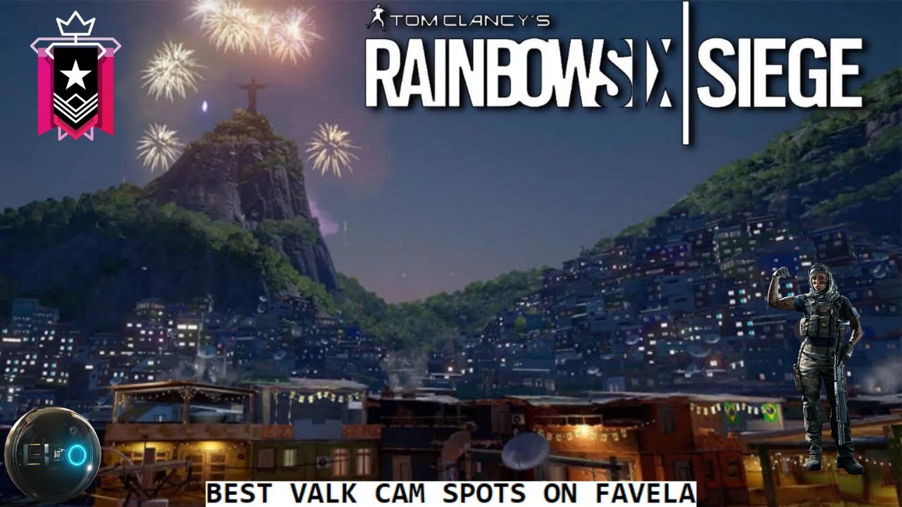 Best Valkyrie Cam Spots On Favela! Rainbow Six Siege - YouTube