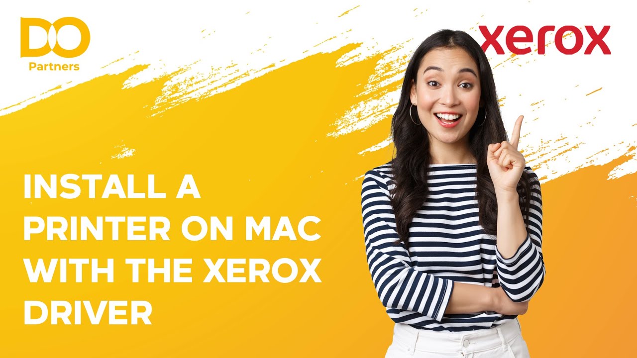 [XEROX] Install a printer on MAC with the Xerox driver - YouTube