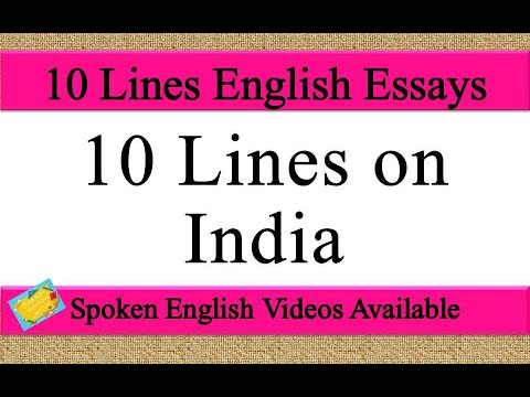 10 Lines on India in English | India 10 Lines Essay | few lines on ...
