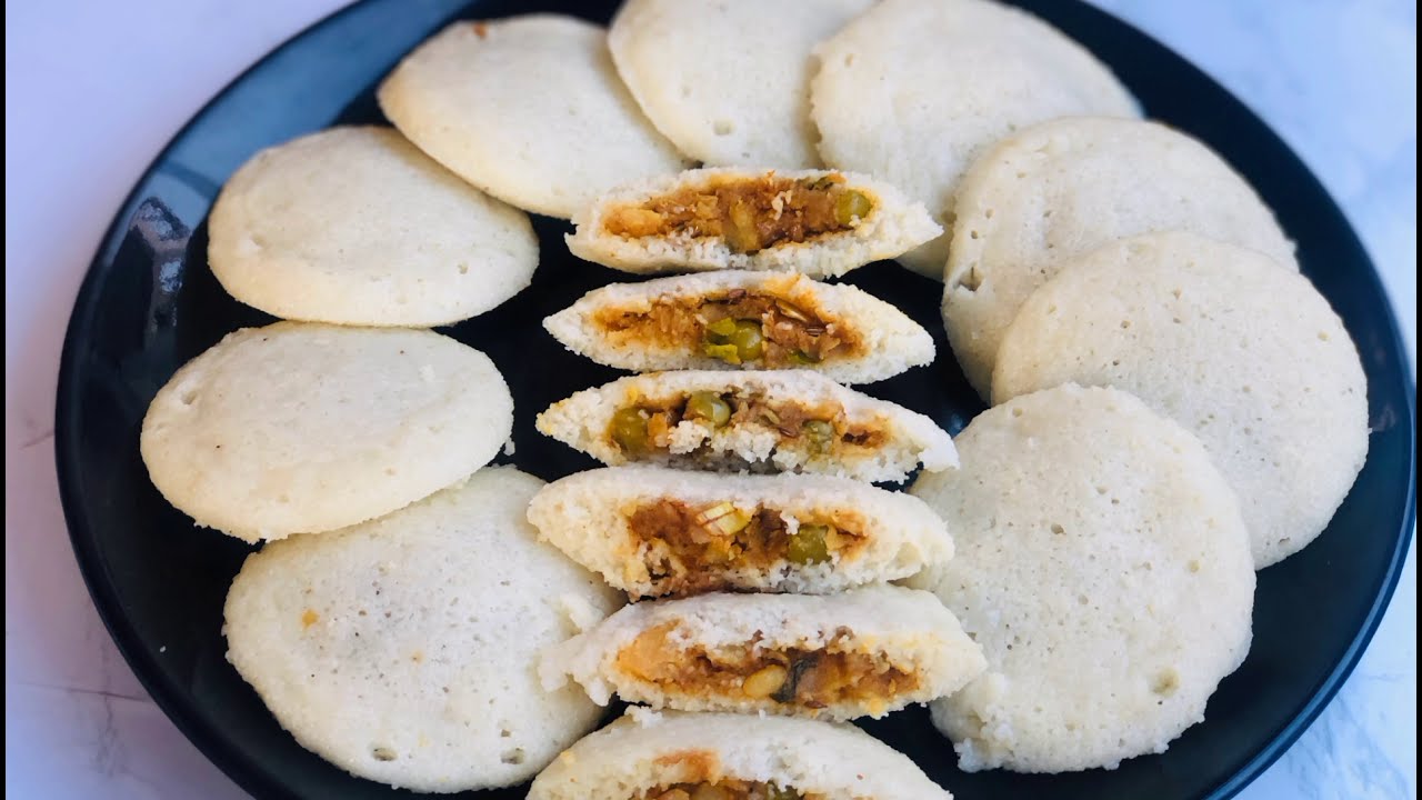 Stuffed Idli Recipe - Potato Stuffed Idli | Aloo Masala Stuffed Idli ...