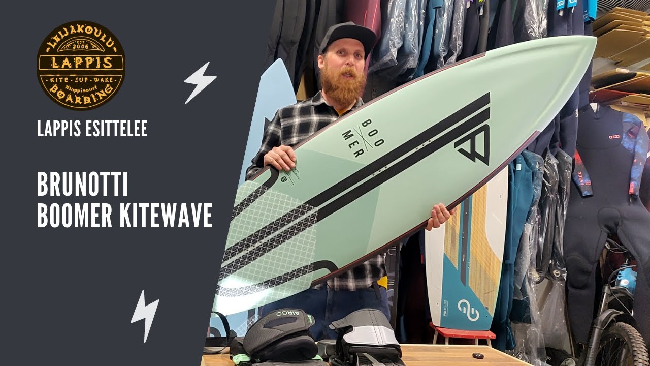 Esittelyssä Brunotti Boomer Kitewave - YouTube