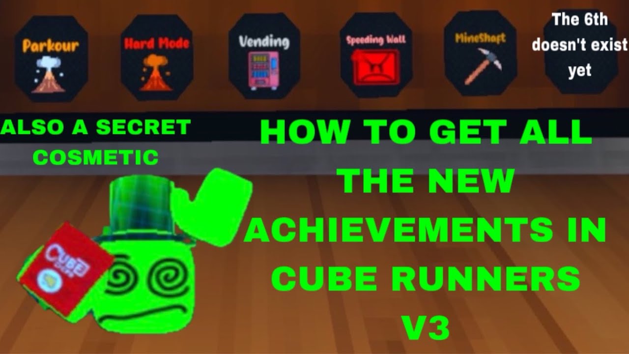 How to get all the new achievements in cube runners! - YouTube
