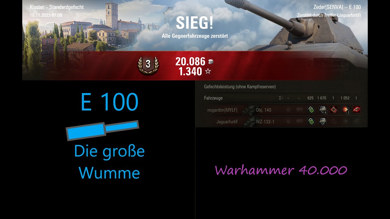 E 100 - Die große Wumme - YouTube