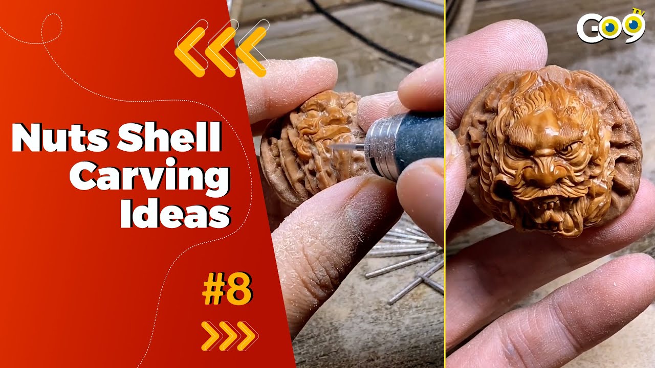 Walnut Shell Craft - Best Creative Carving 2021 #8 | Go9 TV - YouTube