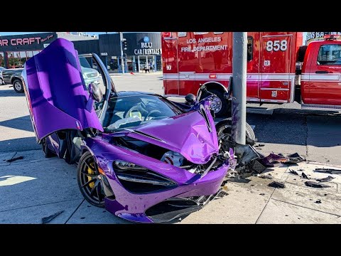 Car crashes involving expensive cars. Qimmatbaho mashinalar ishtirokidagi avtohalokatlar.