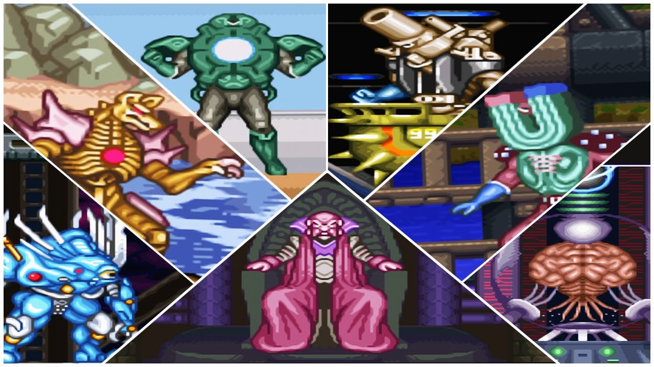 TODOS OS CHEFOES - MM POWER RANGERS THE MOVIE (SNES) ALL BOSSES - YouTube