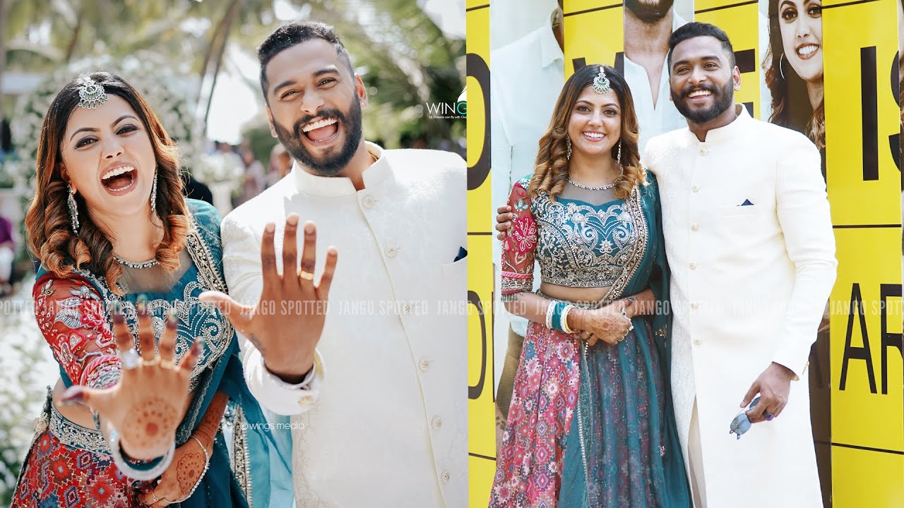 Sreevidya Mullachery Wedding Engagement | Sreevidhya Engagement with ...