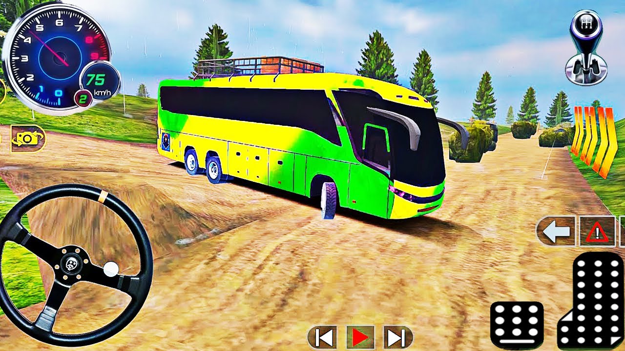 Coach Bus Simulator India Off Road Driving Bus Game Simulator 2025 ...