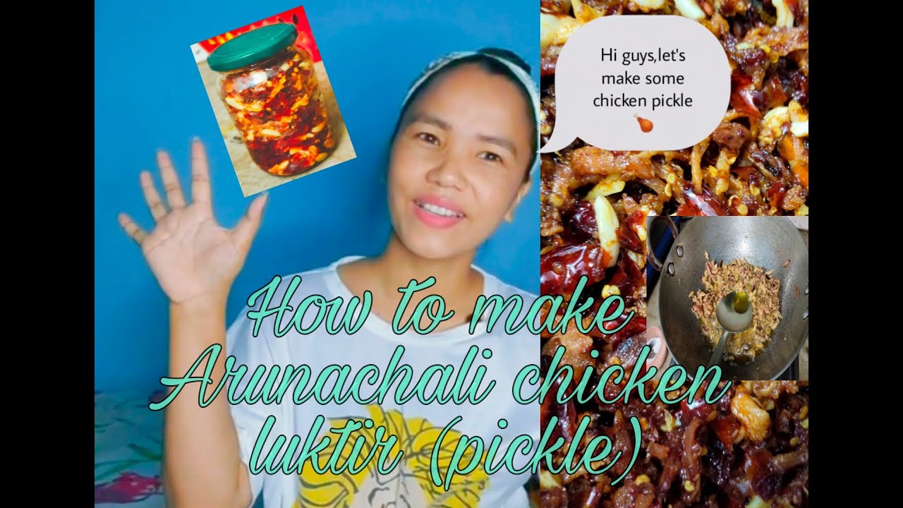 How to make Chicken luktir (pickle)||easiest recipe||no masala ...