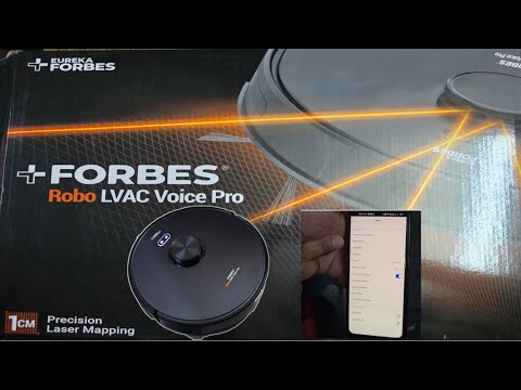 Forbes robotic lvac voice pro vacuum cleaner || Demo in hindi 2024 ...