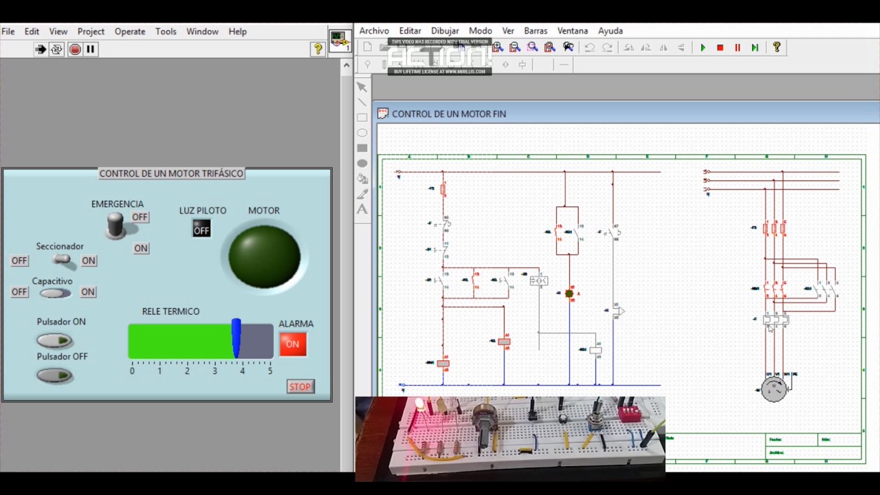 CONTROL DE MOTOR LABVIEW+ ARDUINO - YouTube