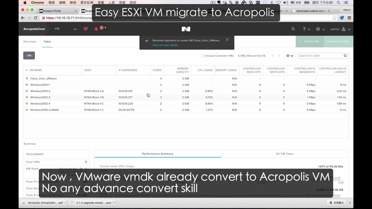 Migration from VMware to Acropolis - English - YouTube