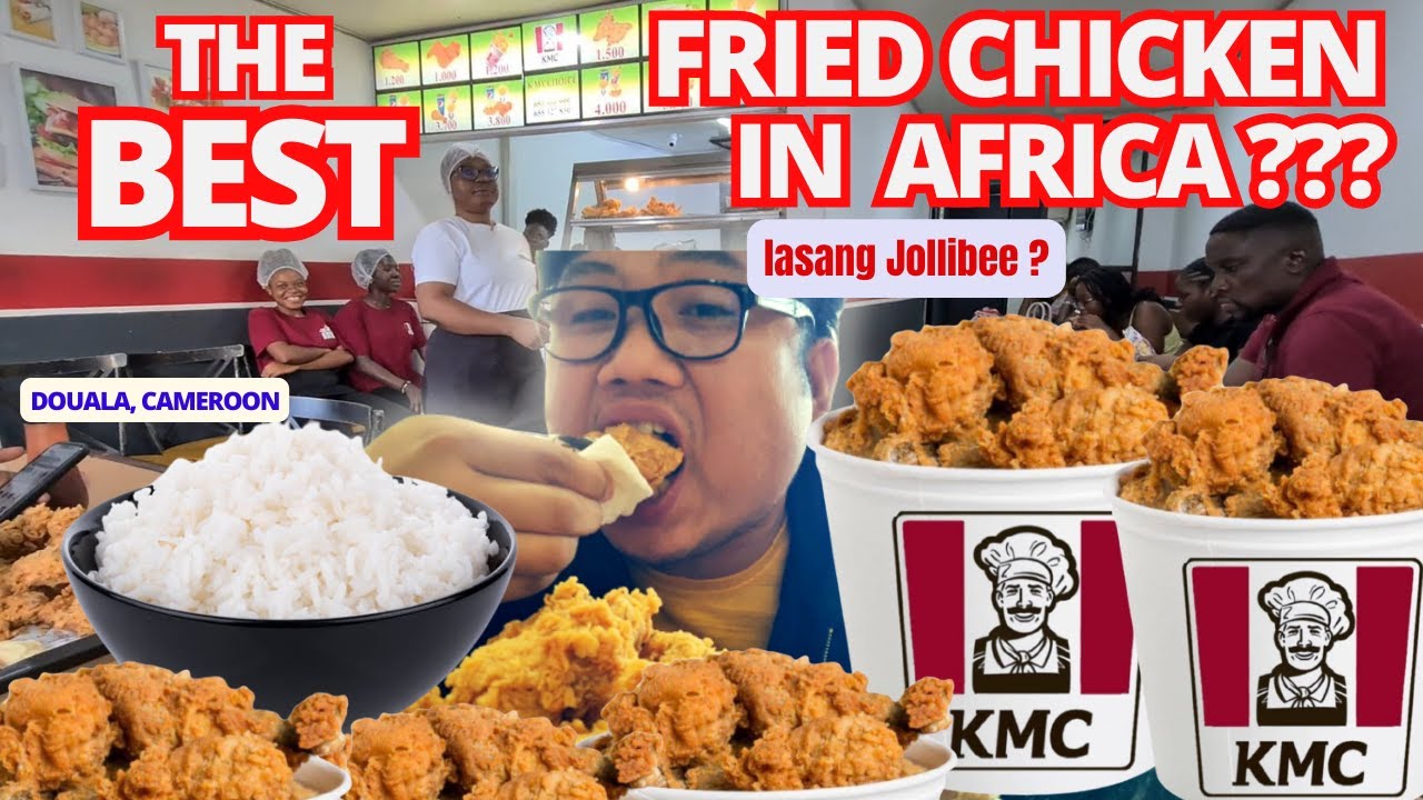 AFRICA MUKBANG / AFRICA'S KMC Fried Chicken #doualacameroun - YouTube