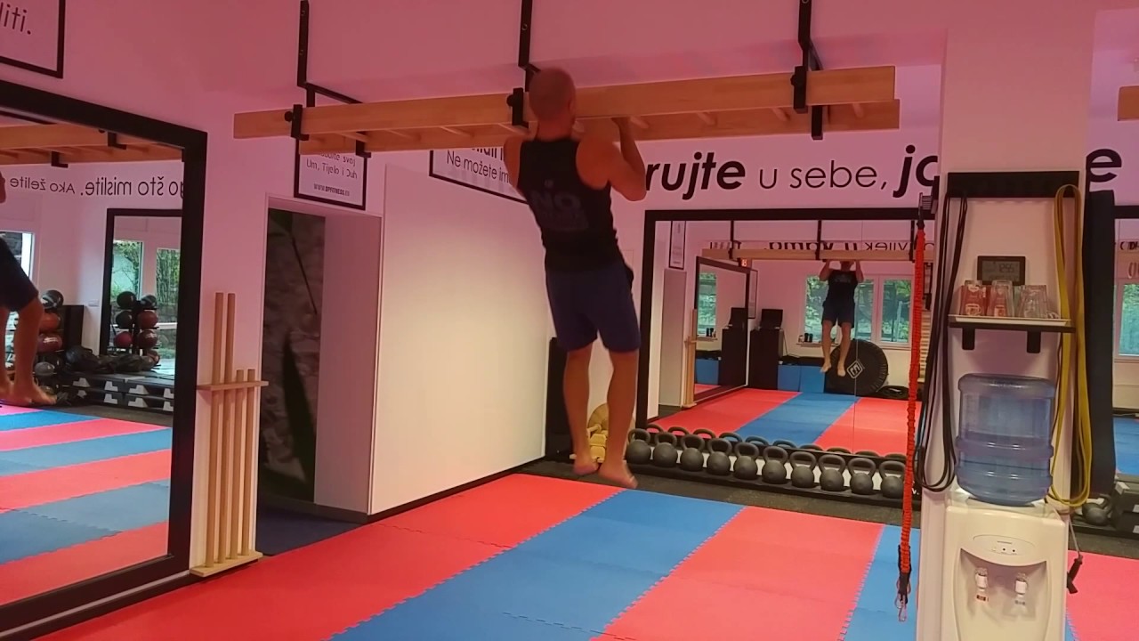 Upper Body Monkey Training: Playing and Swinging On the Ladders - YouTube