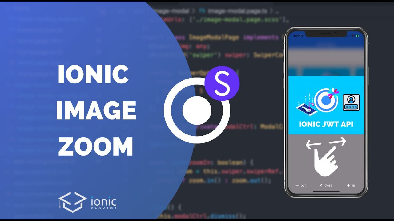 Ionic Image Zoom with Swiper - YouTube