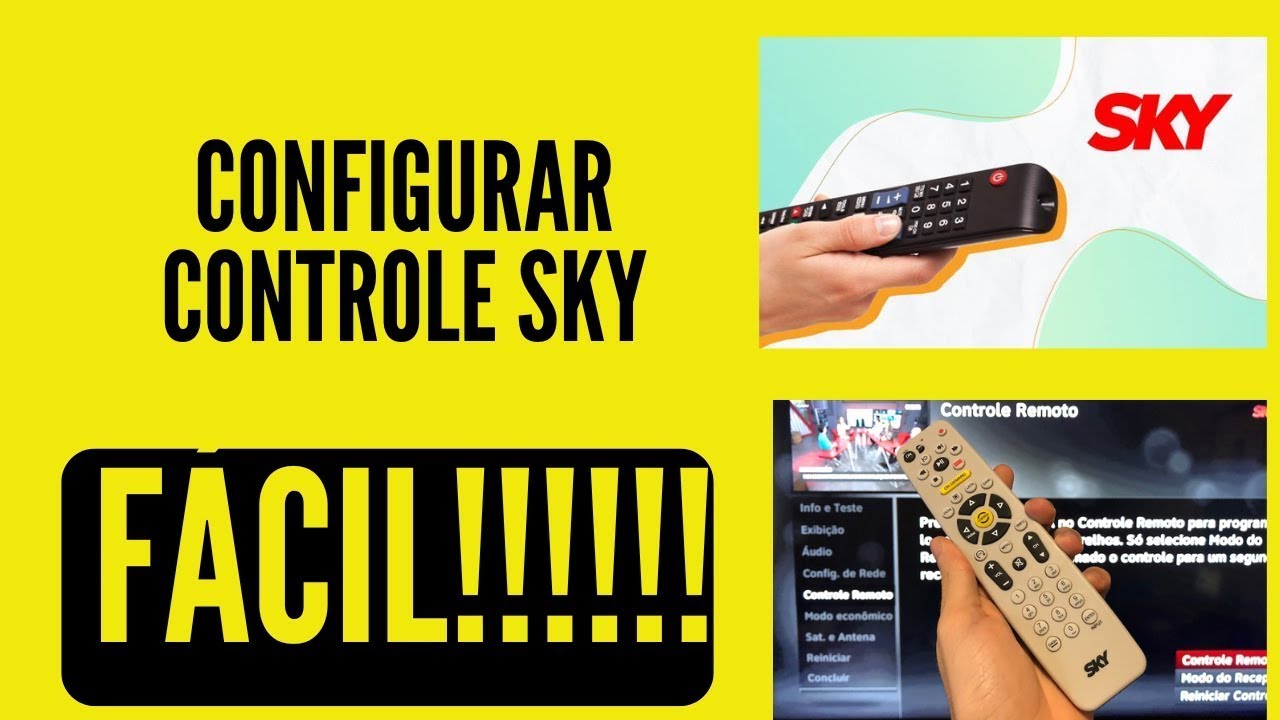 configurar controle sky - configuração do controle da skyCONTROLE ...