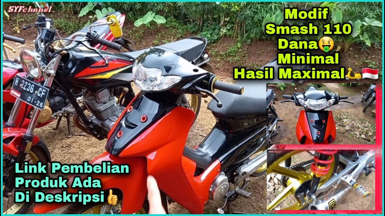 Modifikasi Smash 110 Simple,Murah & Enak Di Pandang🤩|| Cocok Buat ...